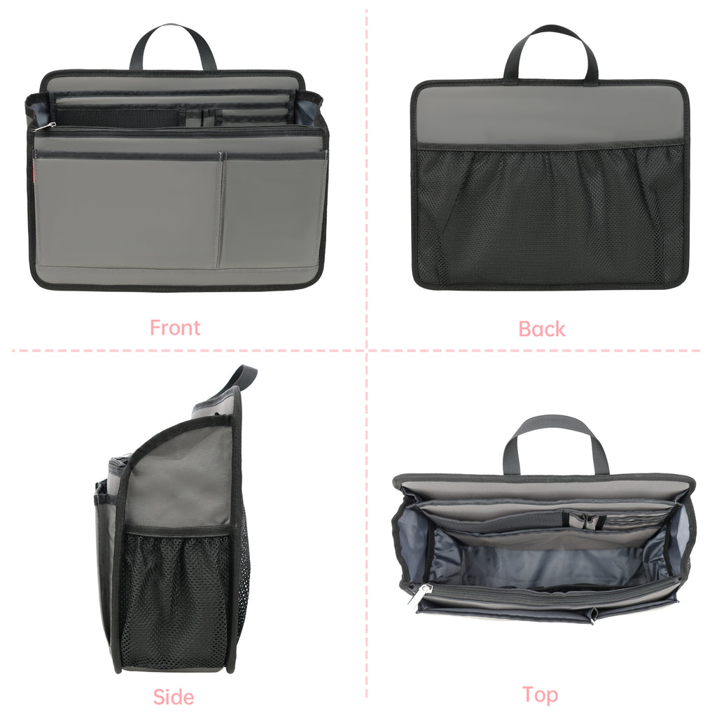 Handbag/Briefcase Insert Organizer with Gusset (L) – Baggex Store