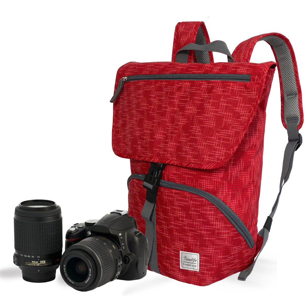 Stylish Camera Backpack for a DSLR Camera, 1 standard lens - Polyester ...